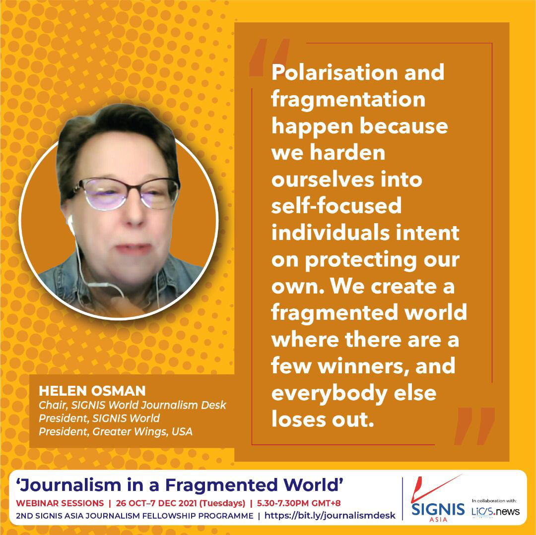 SIGNIS Asia Journalism Programme starts on Reflective Note - SIGNISASIA